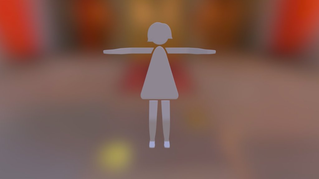 Flow Iconic Characters Girl v.4 - 3D model by E-spaces [33bc709 ...