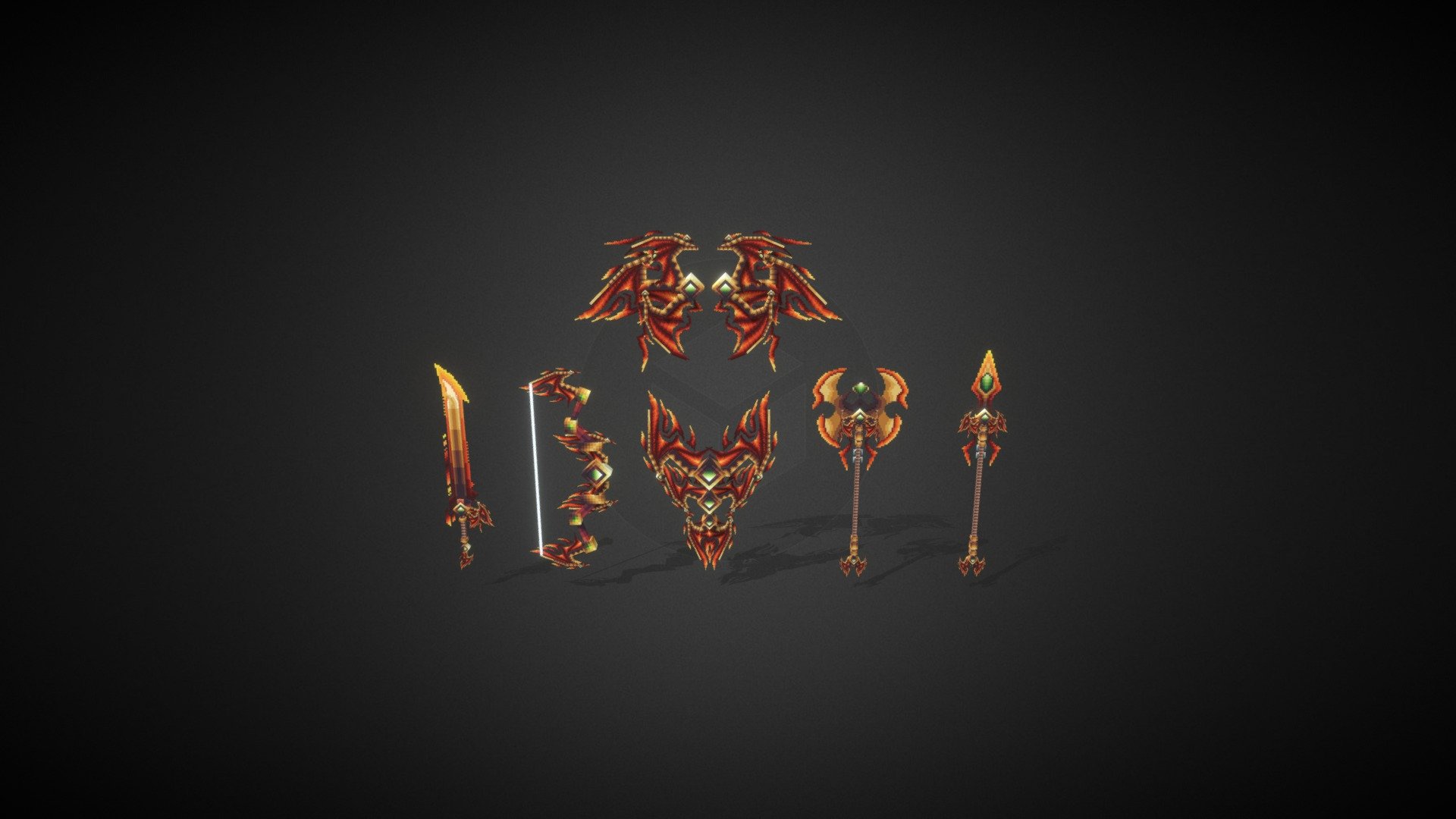 Phenix Weapons - 3D model by 3B STUDIO (@3BStudioMC) [33bcc3a] - Sketchfab