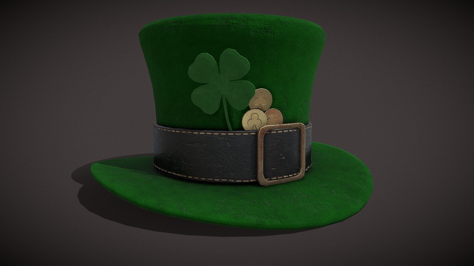 St_Patrick_Lucky_Hat_FBX - Buy Royalty Free 3D model by ...