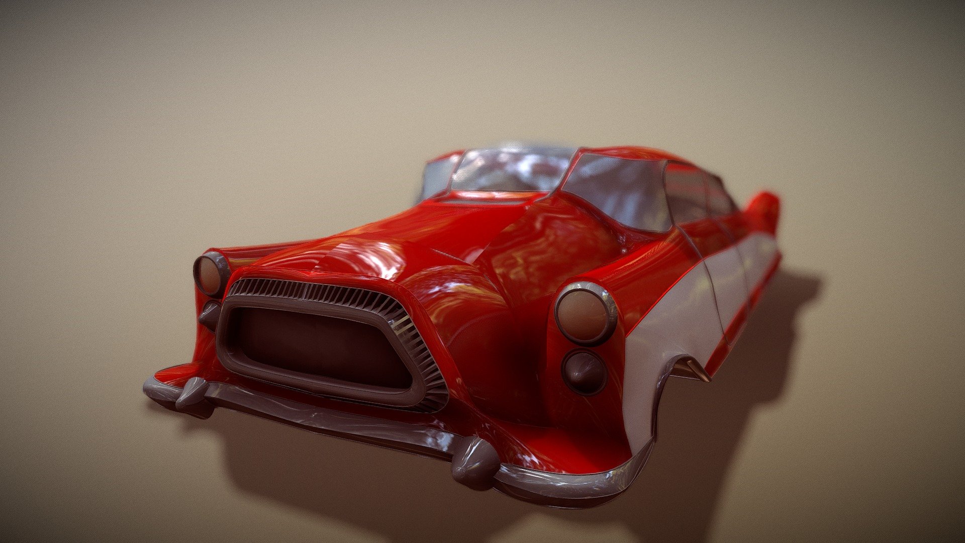 Corvega Atomic V8 Fallout Gravity Sketch WIP - 3D model by ...