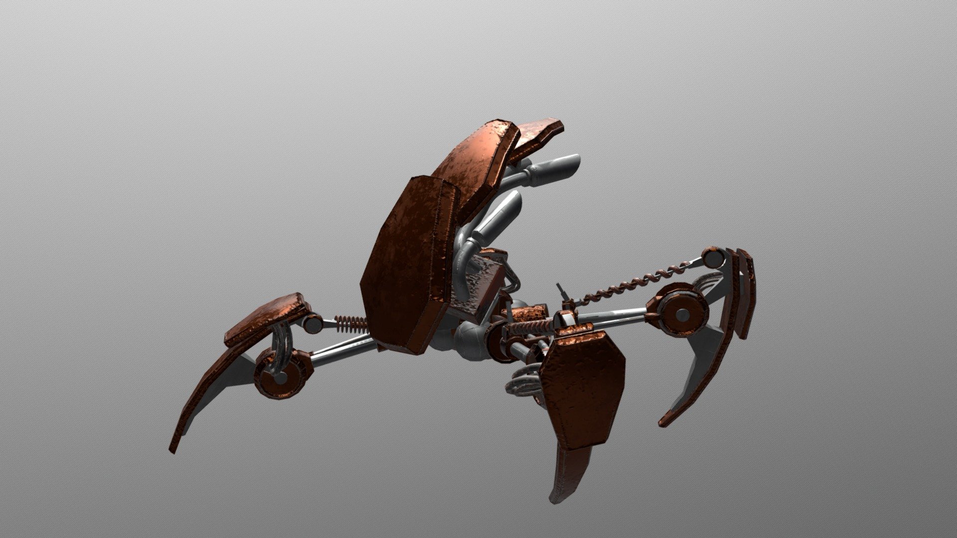 Spider Bot - 3D model by Tyler Clarke (@TylerClarke) [33bddfd] - Sketchfab