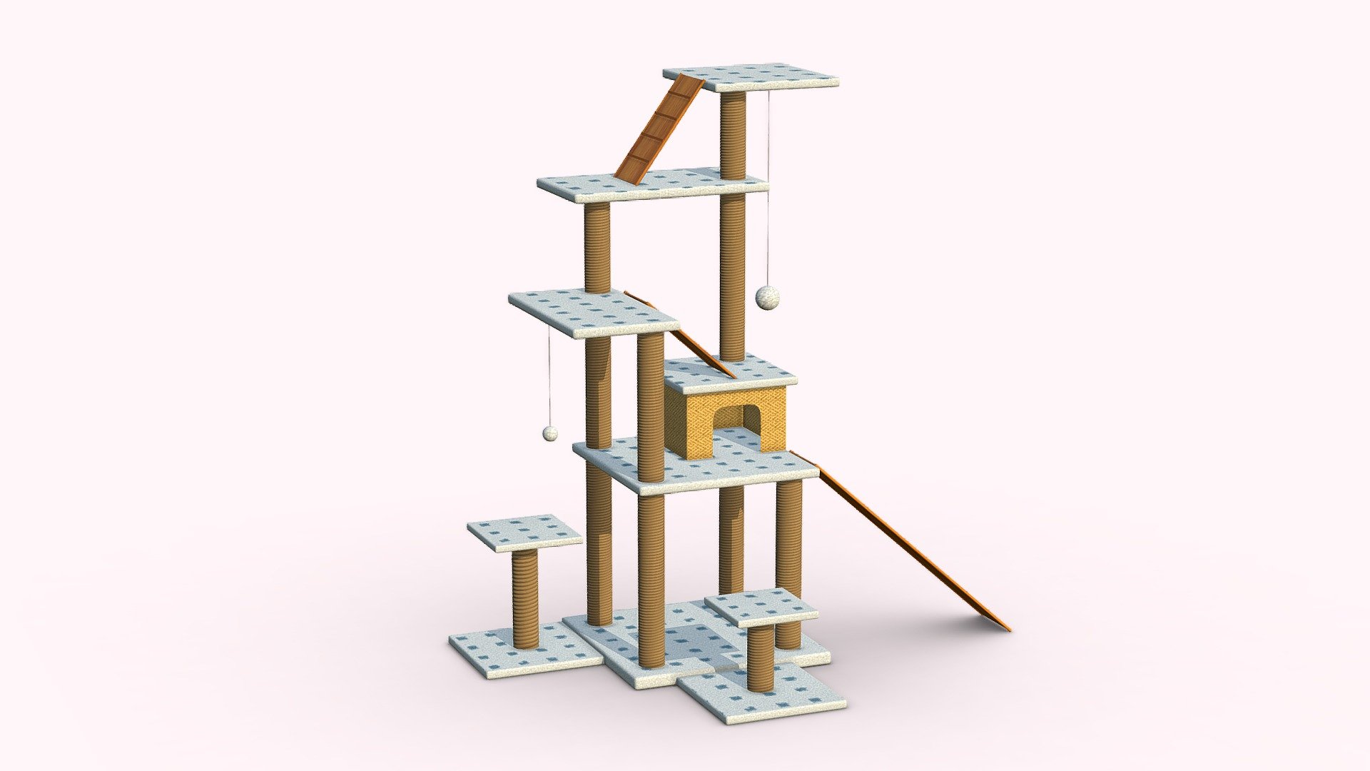 Cat Home - Buy Royalty Free 3D model by 3Dee (@mellydeeis) [33bf8ce ...