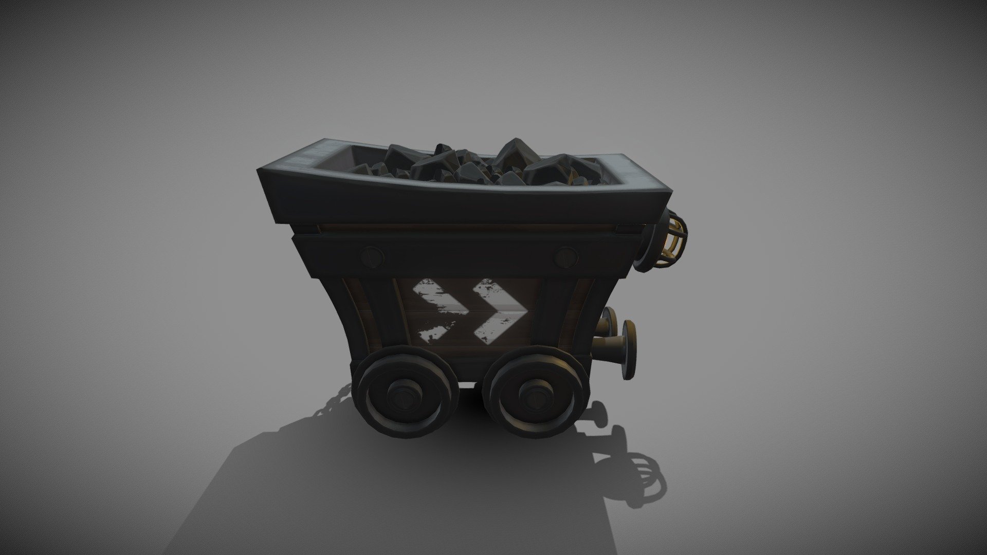 MineCart Stylised - 3D model by DavidRobertHolt [33bfb03] - Sketchfab