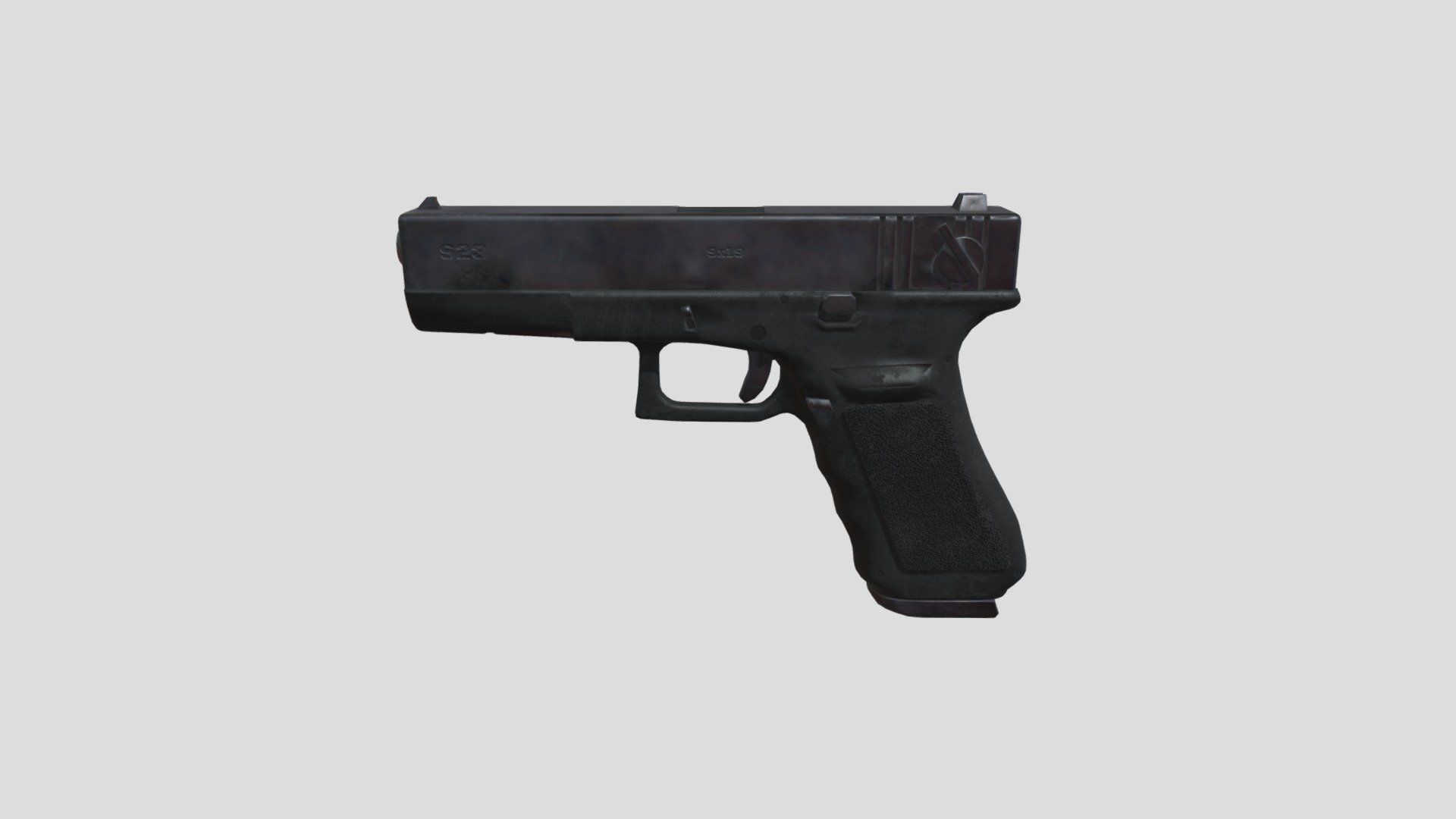 9mm pistol - 3D model by Dock42 [33c00ed] - Sketchfab
