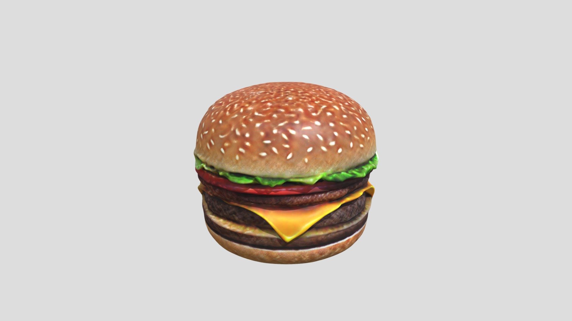 hamburger 3D model - Download Free 3D model by multispets [33c01e5 ...