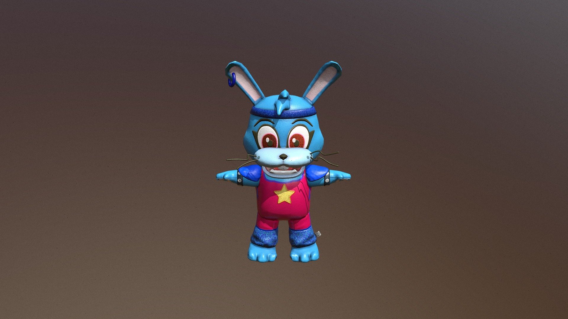 Glamrock Bonnie Plush Fnaf Hw2 - Download Free 3D model by ~chillpup ...