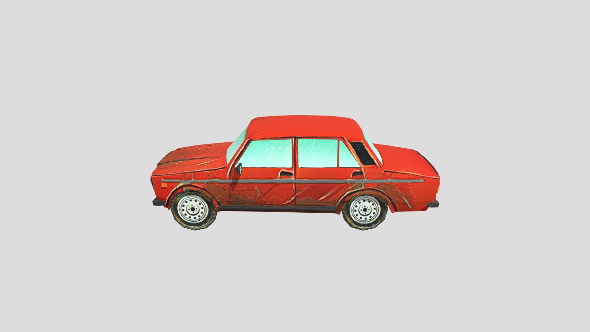 Low-poly-car - 3D model by gopitrtknp [33c0cf6] - Sketchfab