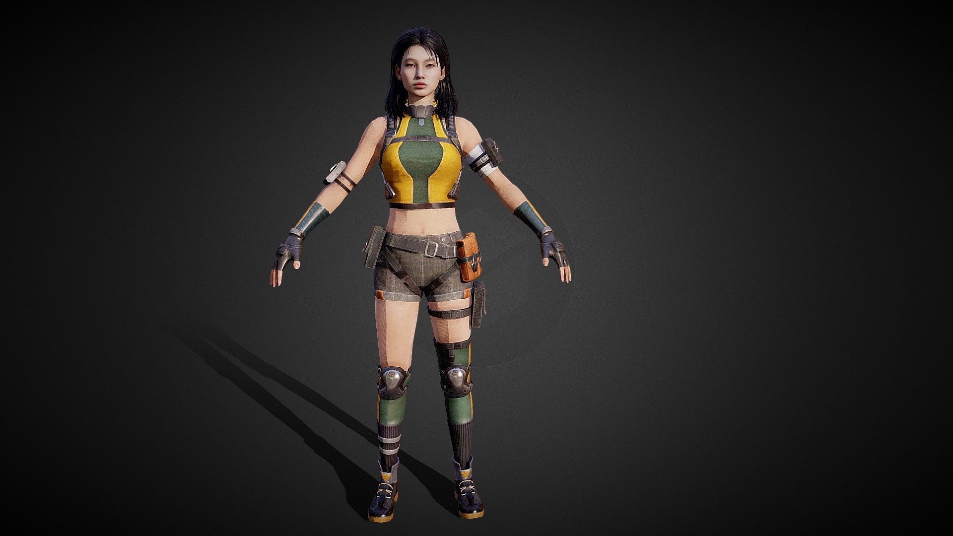 PUBG Mobile x HO YEON JUNG Character - 3D model by Falah (@MeFalah ...