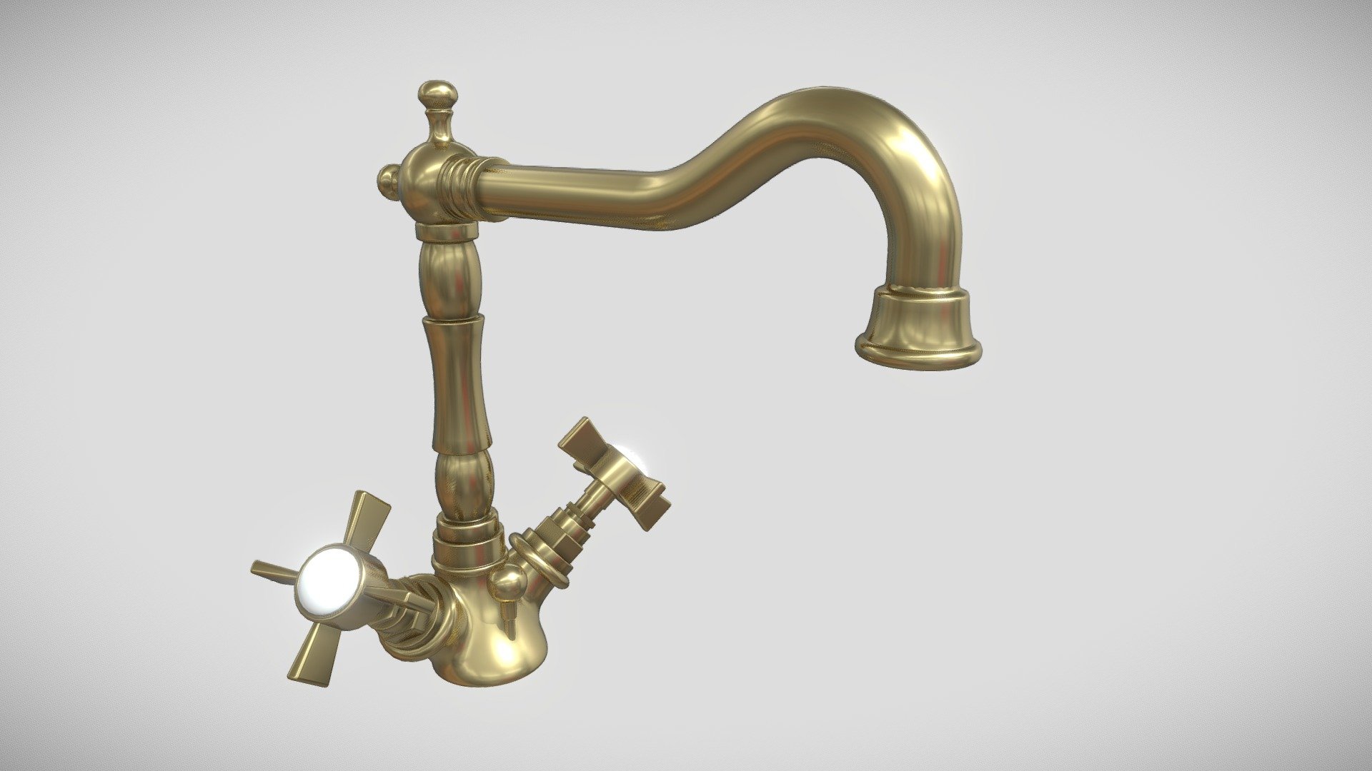 Classic Faucet - Bronze - Buy Royalty Free 3D model by trimitek ...