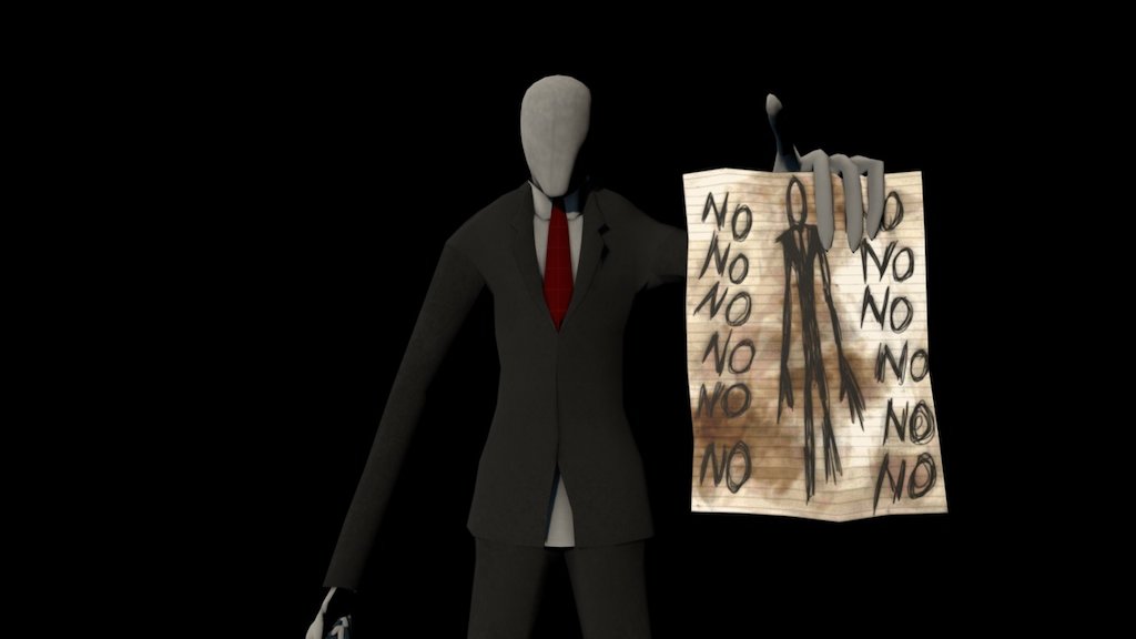 Slender- Man Con Pose - Download Free 3D model by Alex Rivas ...