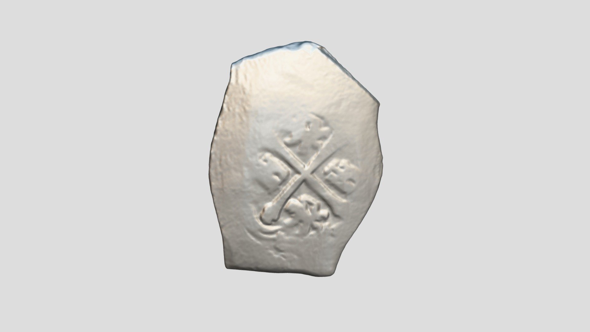 Spanish Silver Coin Blank (VCU_3D_4976) - Download Free 3D model by ...