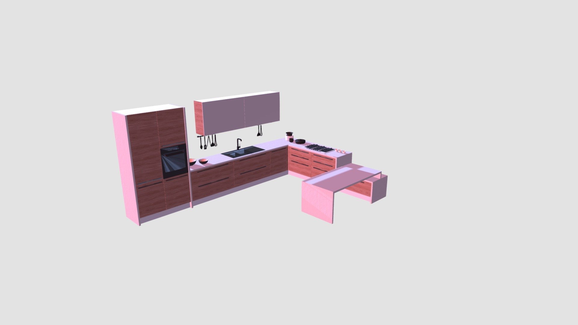kitchen - Buy Royalty Free 3D model by Evermotion [33c4ae6] - Sketchfab ...
