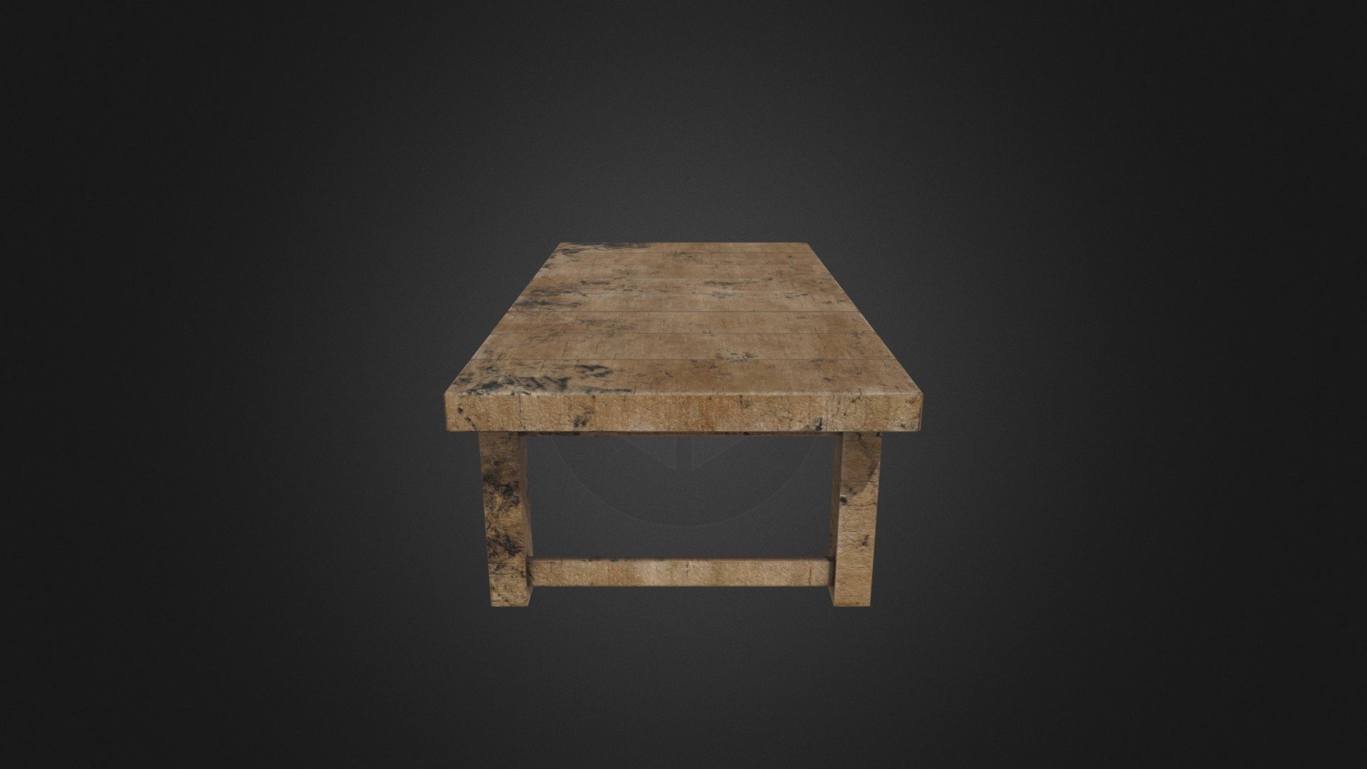 table textured - 3D model by RBU (@fastrunner2607) [33c57e9] - Sketchfab