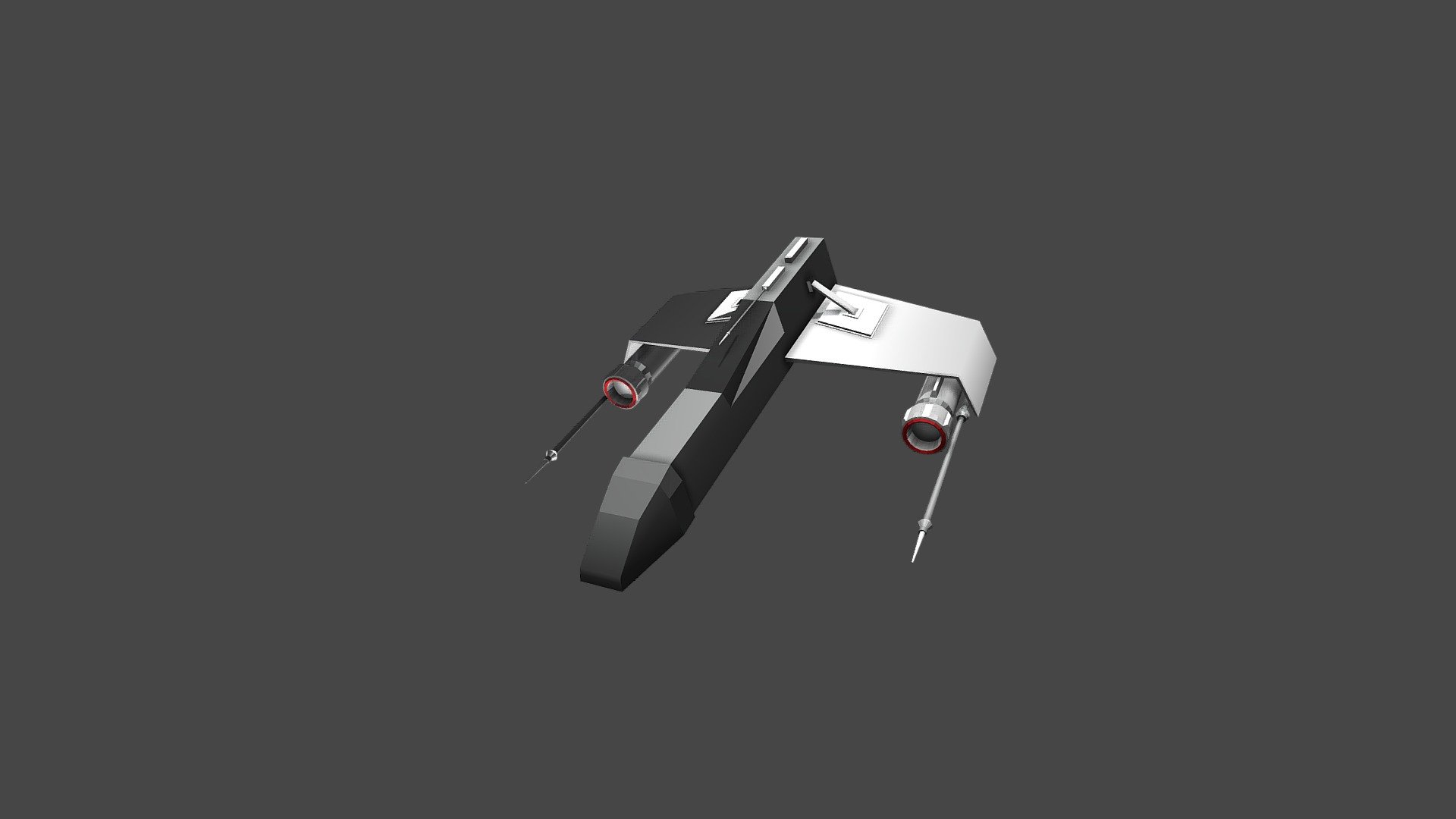 E-wing starfighter - 3D model by K (@KO0510) [33c5c8f] - Sketchfab