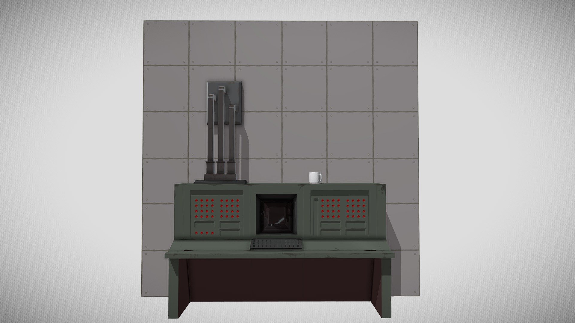 Terminal scene - Download Free 3D model by Limonio [33c7421] - Sketchfab