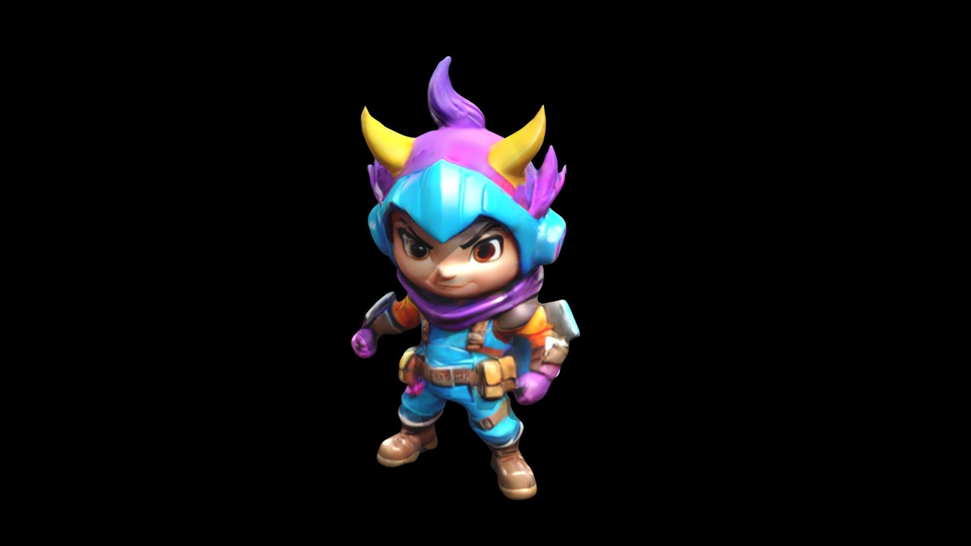 DreamWorks character, the fierce and stylish Sko - Download Free 3D ...