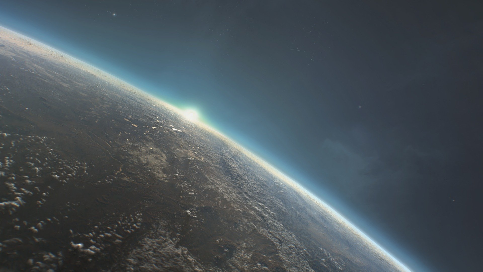 Planet near view HDRI for game environment - 3D model by EdenBoesche ...