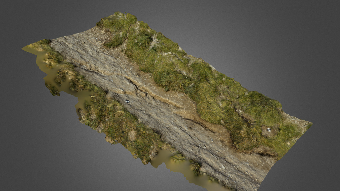 Active fault scarp on pathway 2 - Mount Vettore - 3D model by JFleury ...