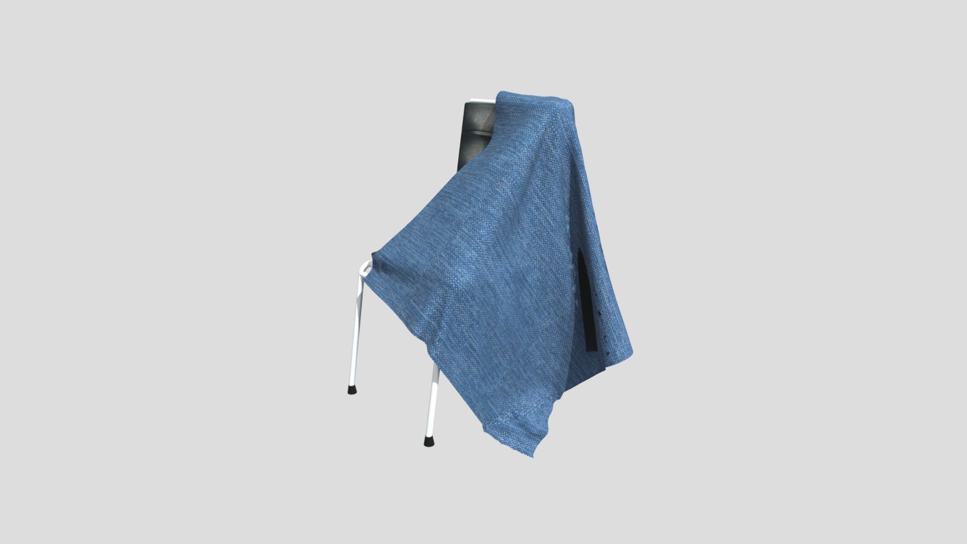 chair with fabric - 3D model by islamabdien [33d0416] - Sketchfab