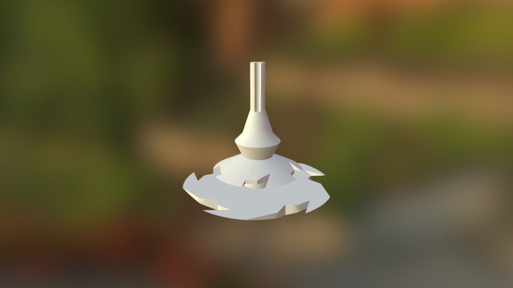 Bladed Top - 3D model by Rousseau Gleitsman (@rtgleits) [33d20c8 ...