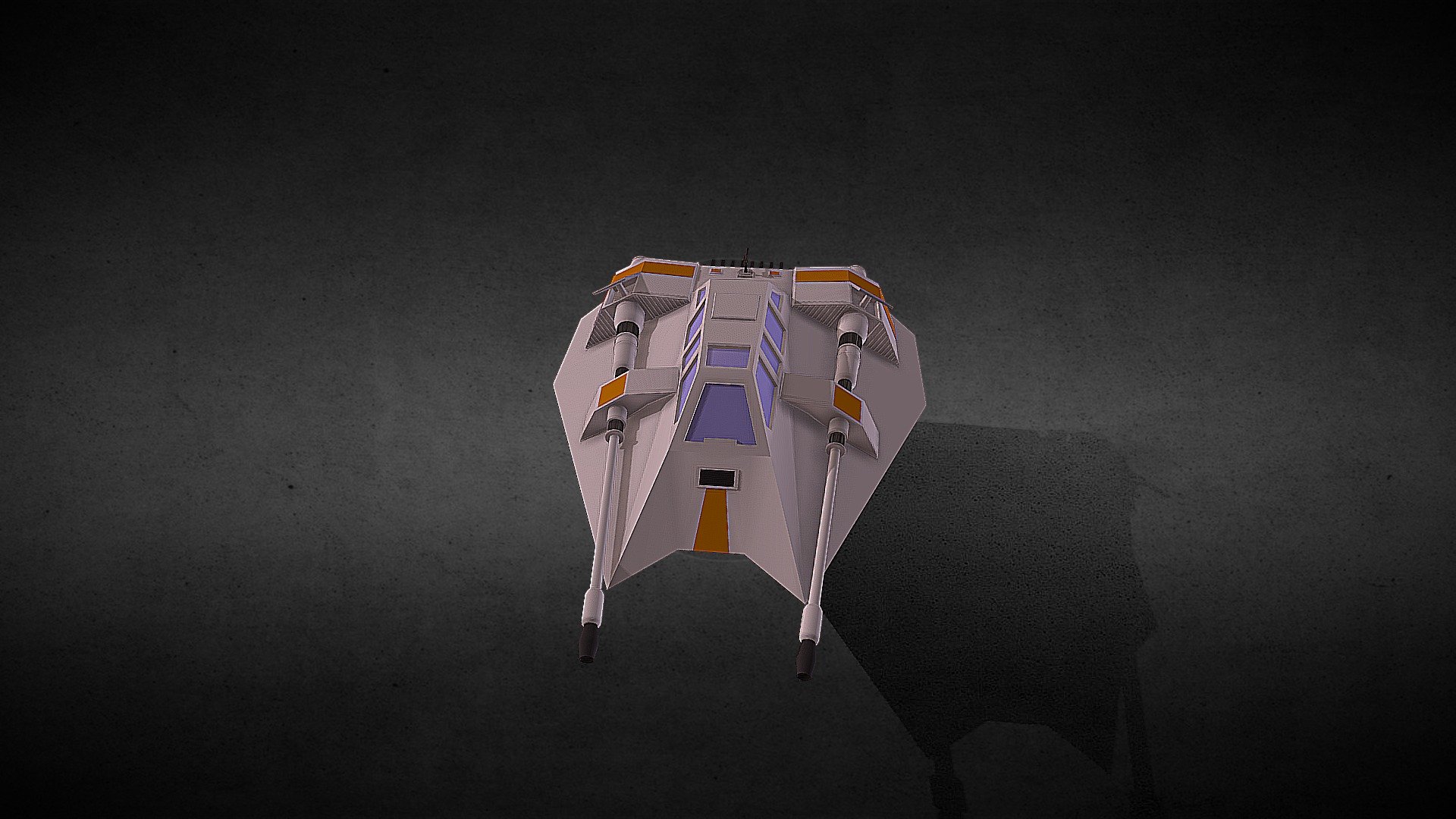 [Star wars] Snowspeeder T-47 - Download Free 3D model by Mannerberg ...