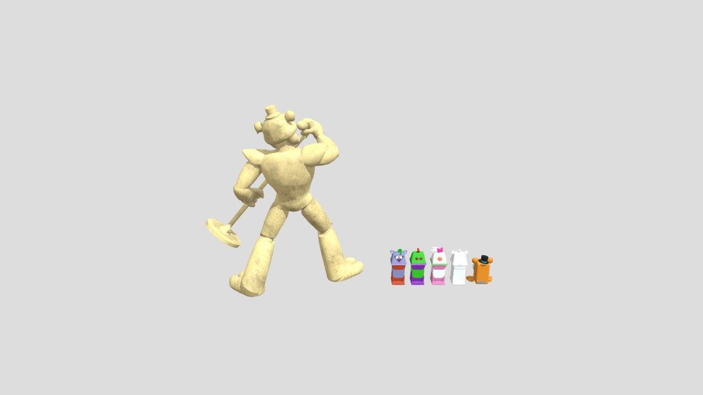 FNAF Props - A 3D model collection by NatNoval - Sketchfab