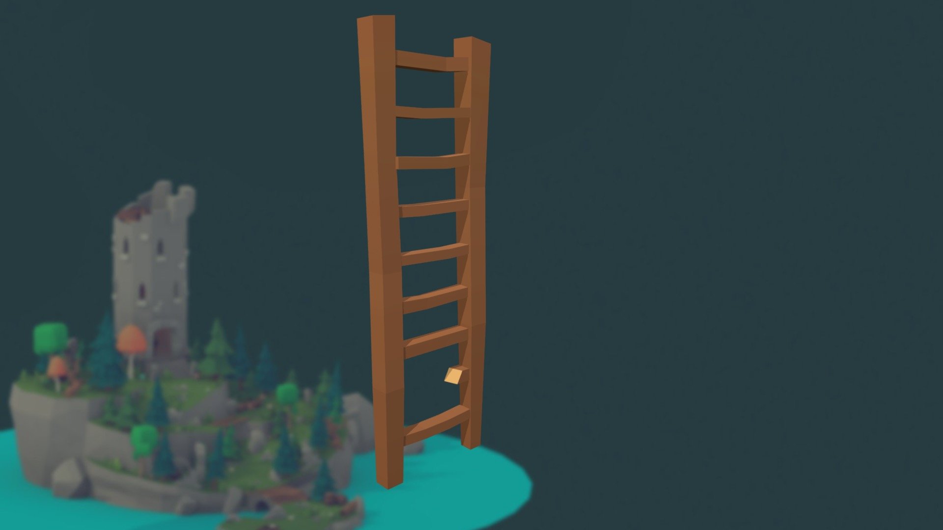 Medieval Fantasy - Ladder - Download Free 3D model by roguenoodle ...