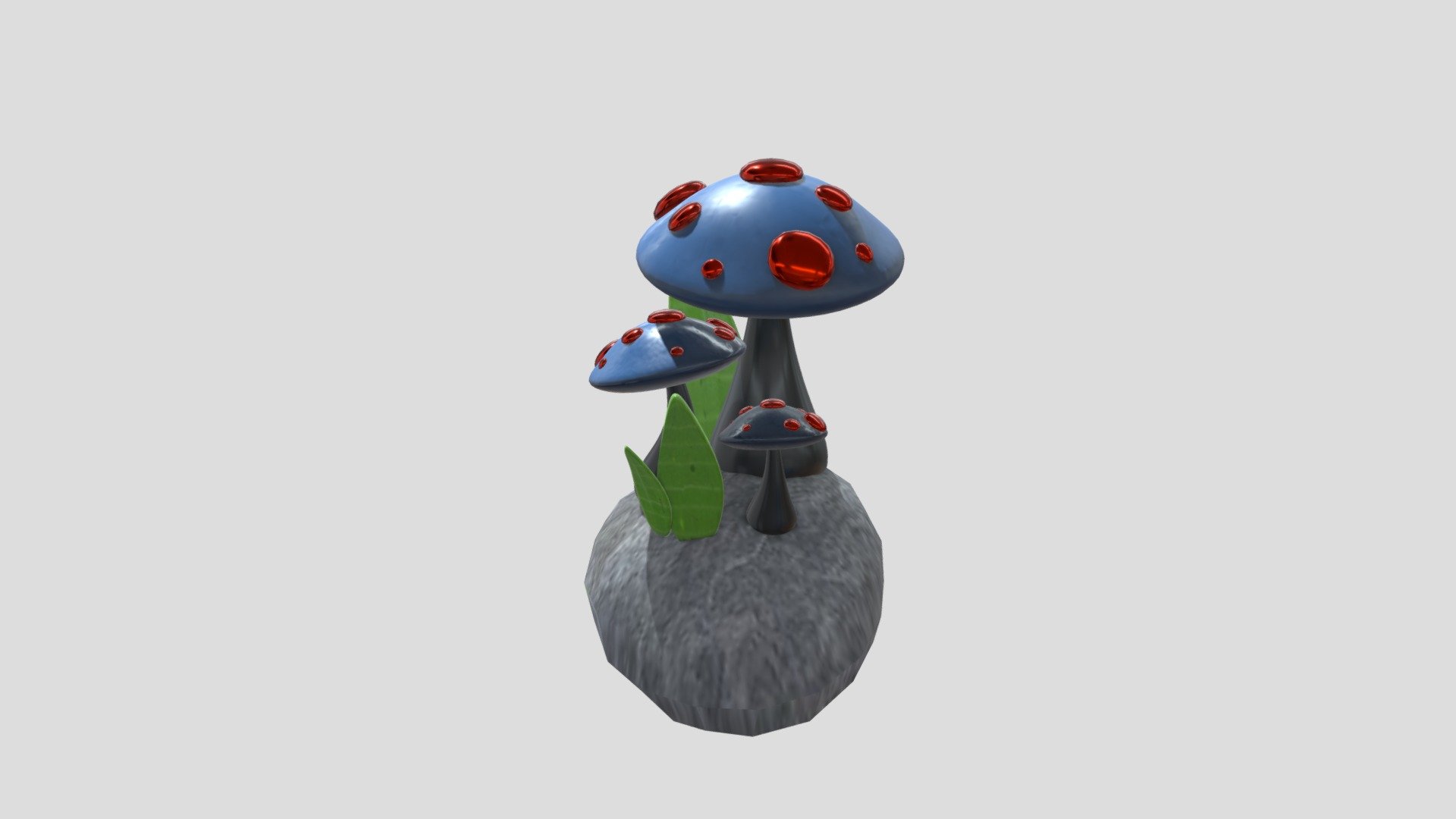 Mushroom Friends - 3D model by 11030187 [33d935c] - Sketchfab