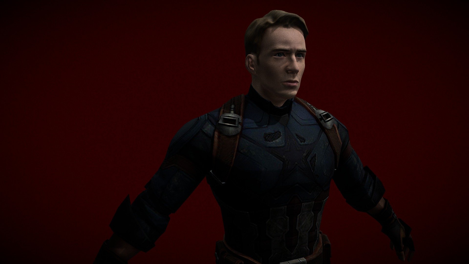 captain America - 3D model by DMS26s [33dab27] - Sketchfab