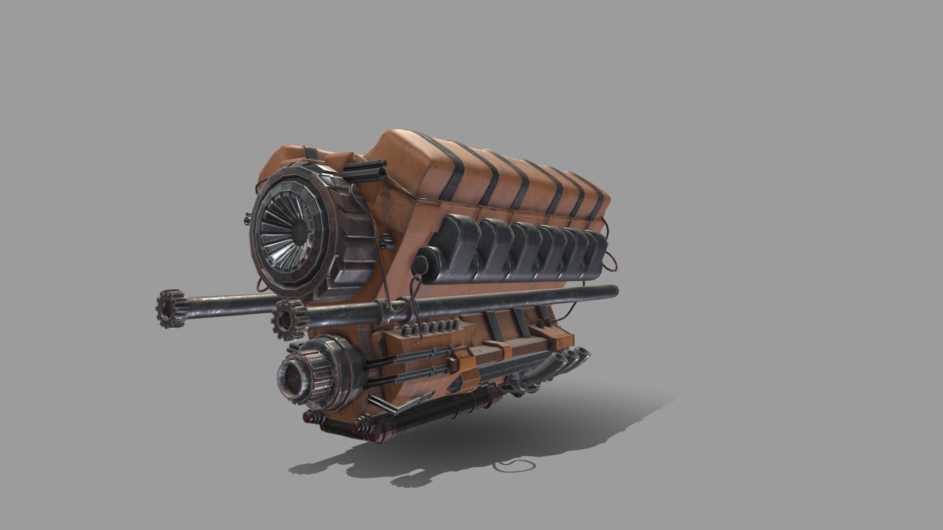 Motorbike Engine - Download Free 3D model by lunea [33db399] - Sketchfab