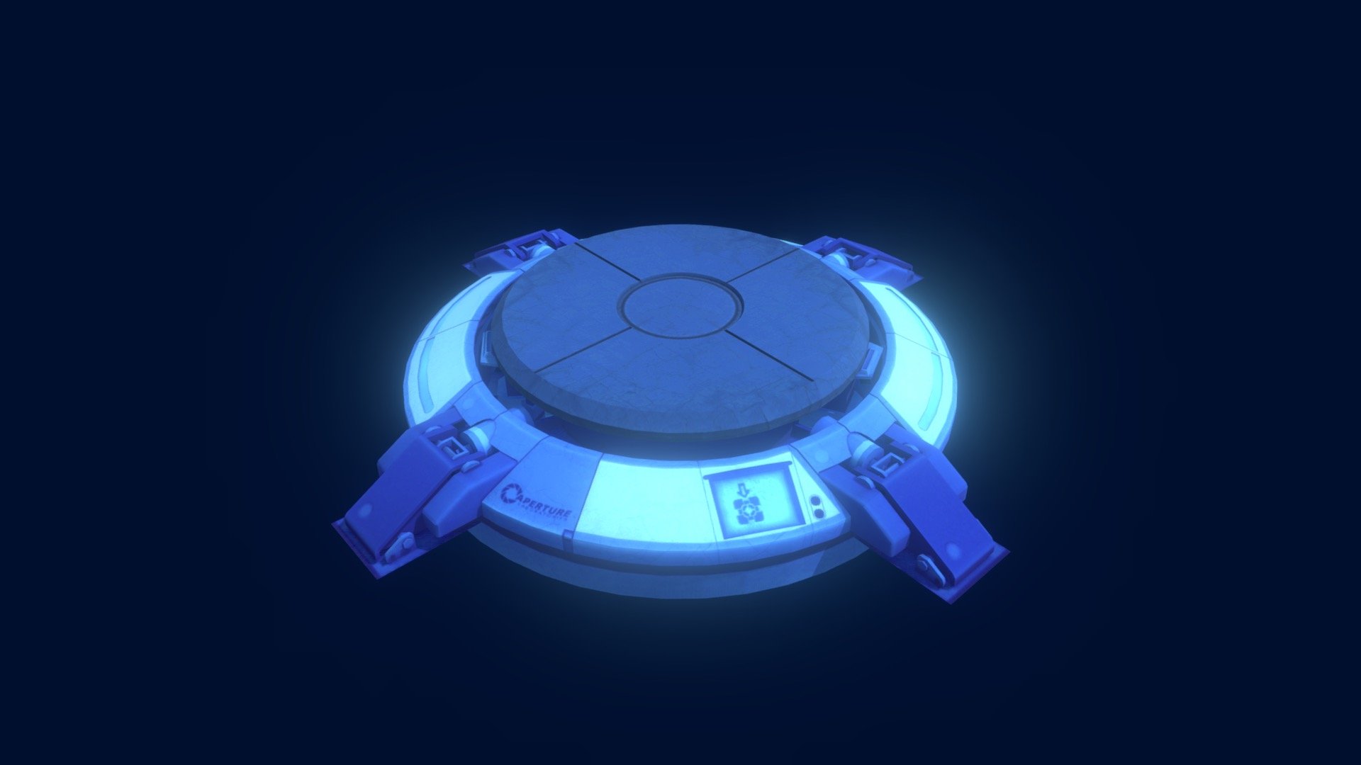 Arctic Aperture Super Colliding Super Button - Download Free 3D model ...
