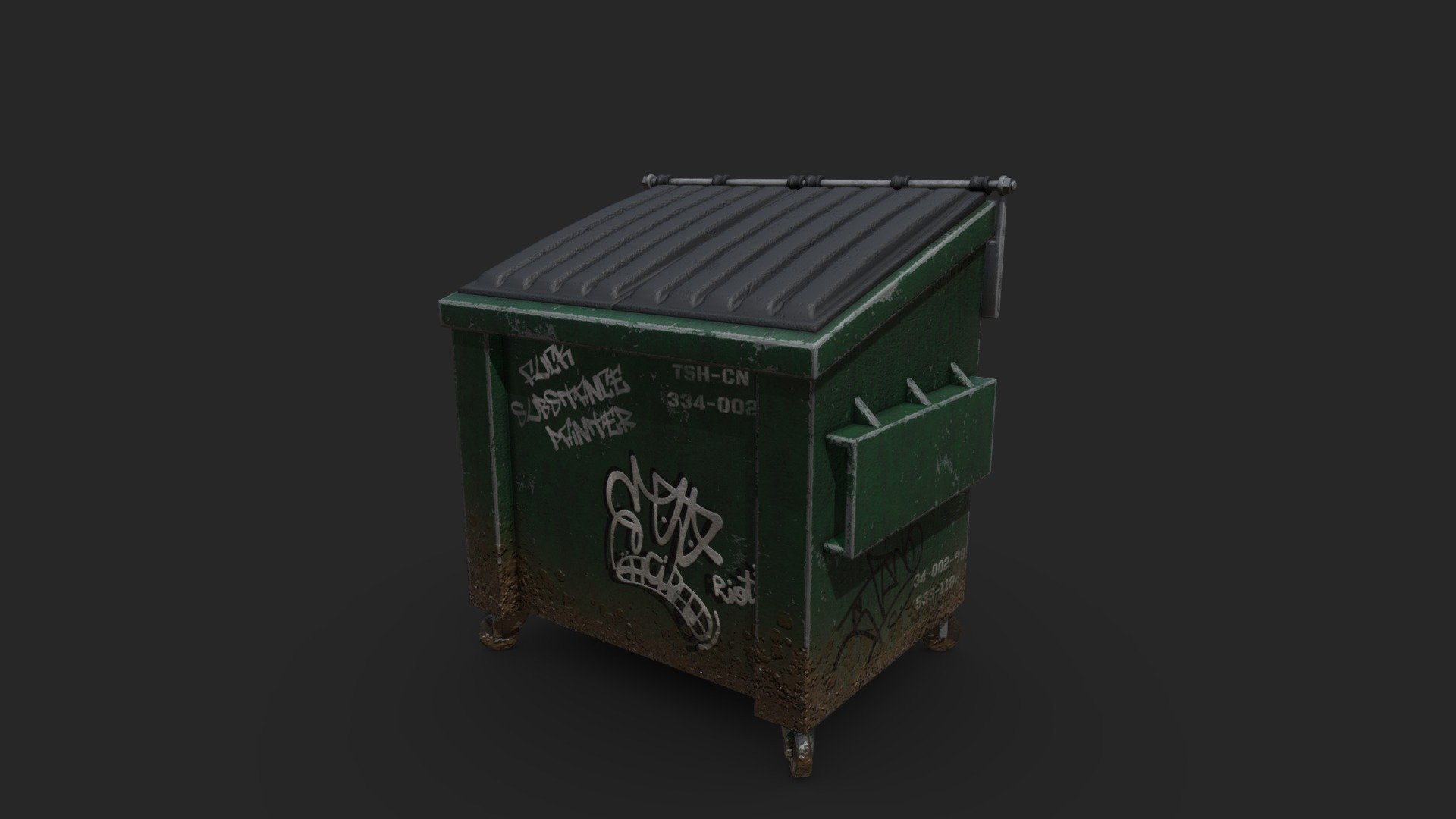 trash can - Download Free 3D model by Gleg3002 [33dbd28] - Sketchfab