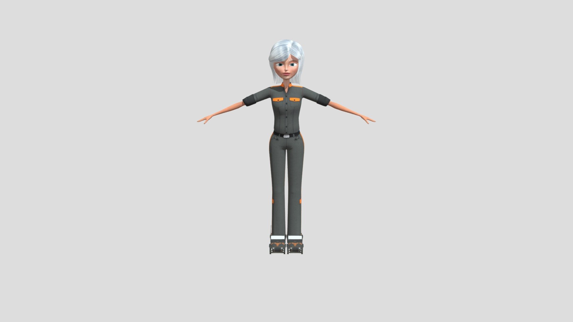 Ginormica Rig Mixamo (Monsters vs. Aliens) - Download Free 3D model by ...