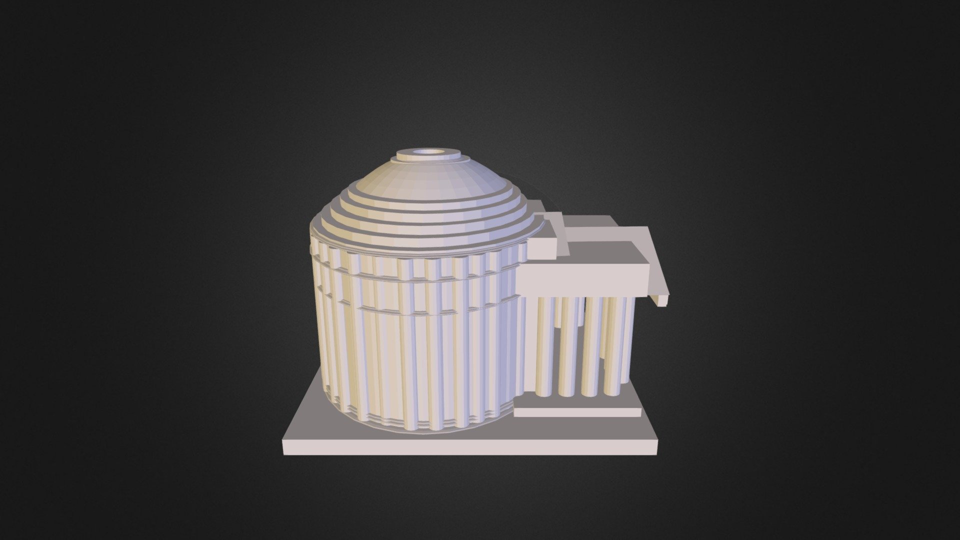 Pantheon - 3D model by 3dindustries [33ddc53] - Sketchfab