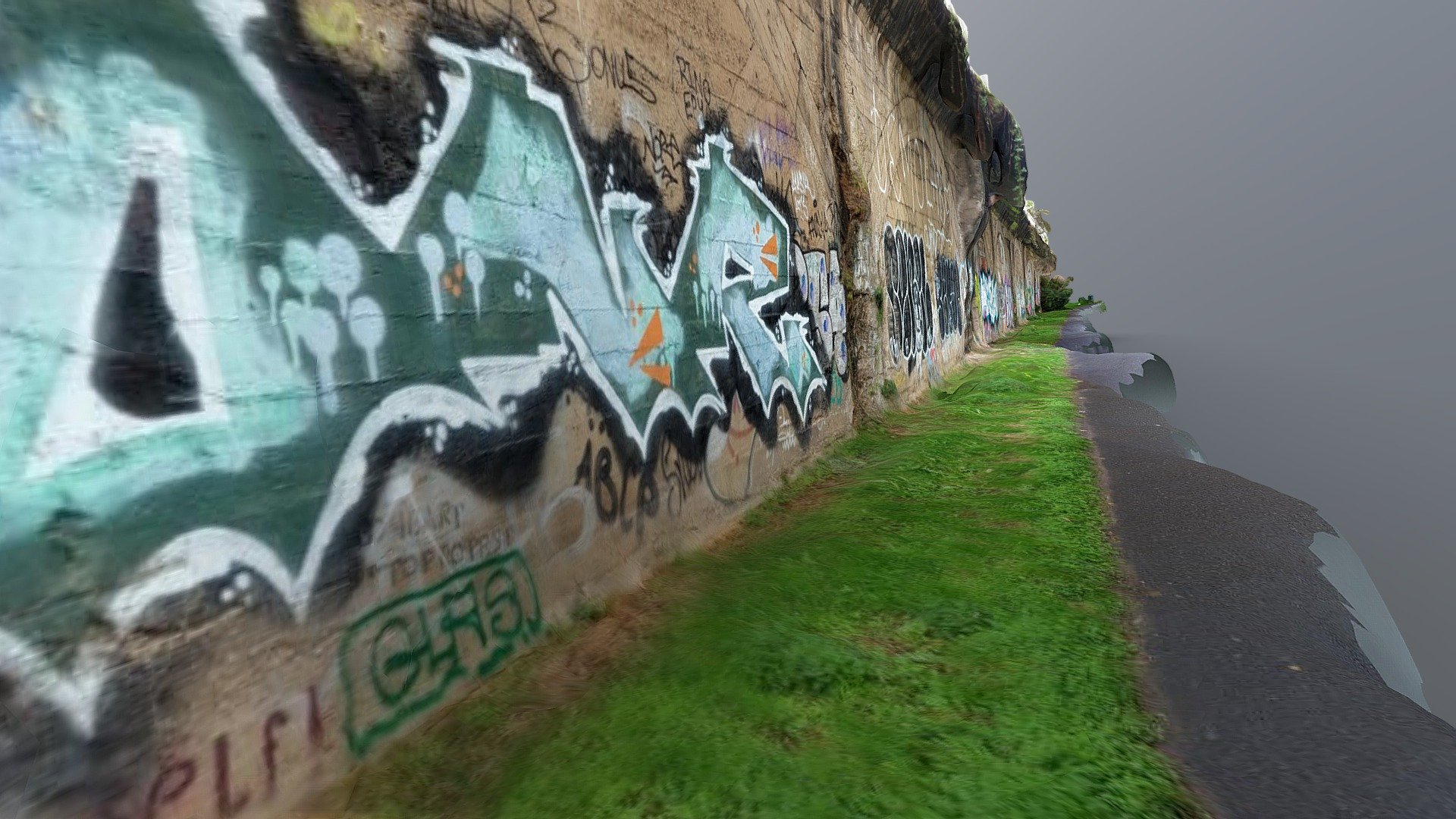 Bridge with grafiti - Download Free 3D model by mrfunnysheep [33de3c1 ...