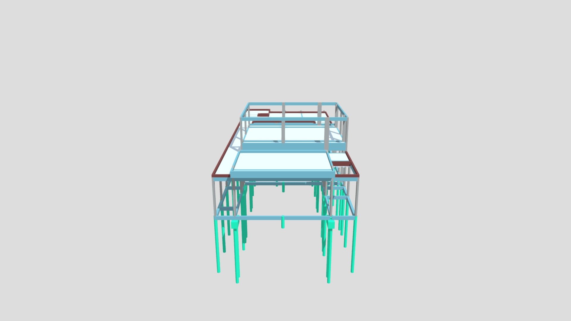 3D ESTRUTURA - CASA LEANDRO - 3D model by Eng Alexandre Freitas ...