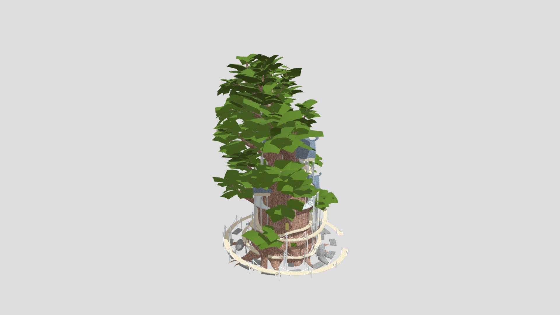 Tree House 2 - 3D model by HungTruongVFX [33dec04] - Sketchfab