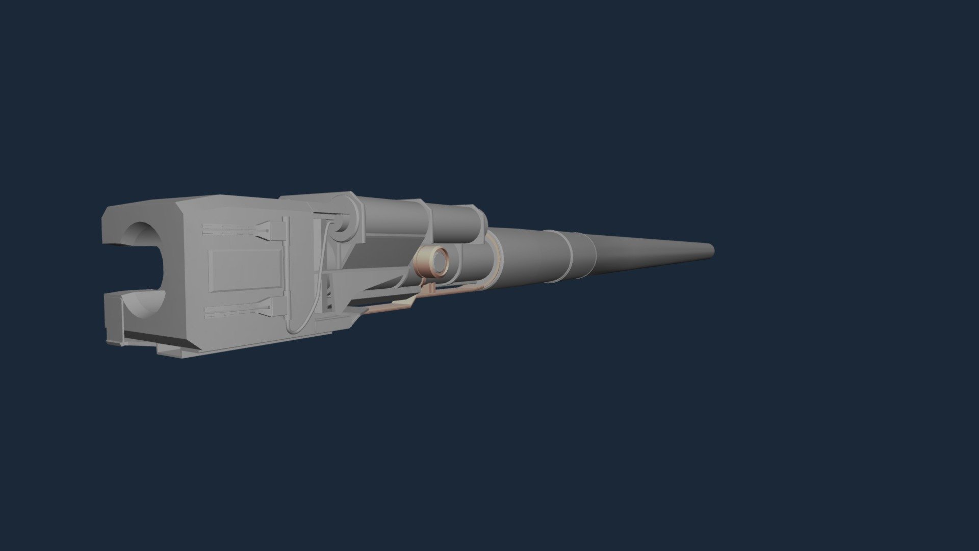 12.8cm KwK 44 - AWG's SE Model - 3D model by AWG935 [33df309] - Sketchfab