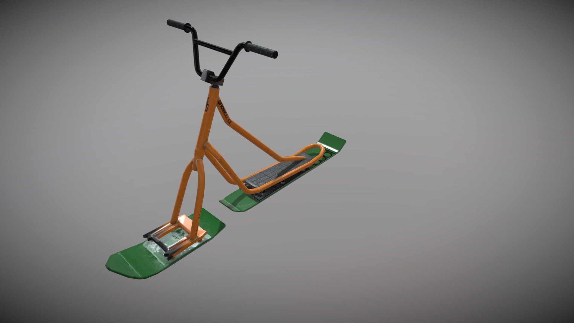 Low-poly JYKK Snowscoot - 3D model by OFFhead [33dfbe0] - Sketchfab