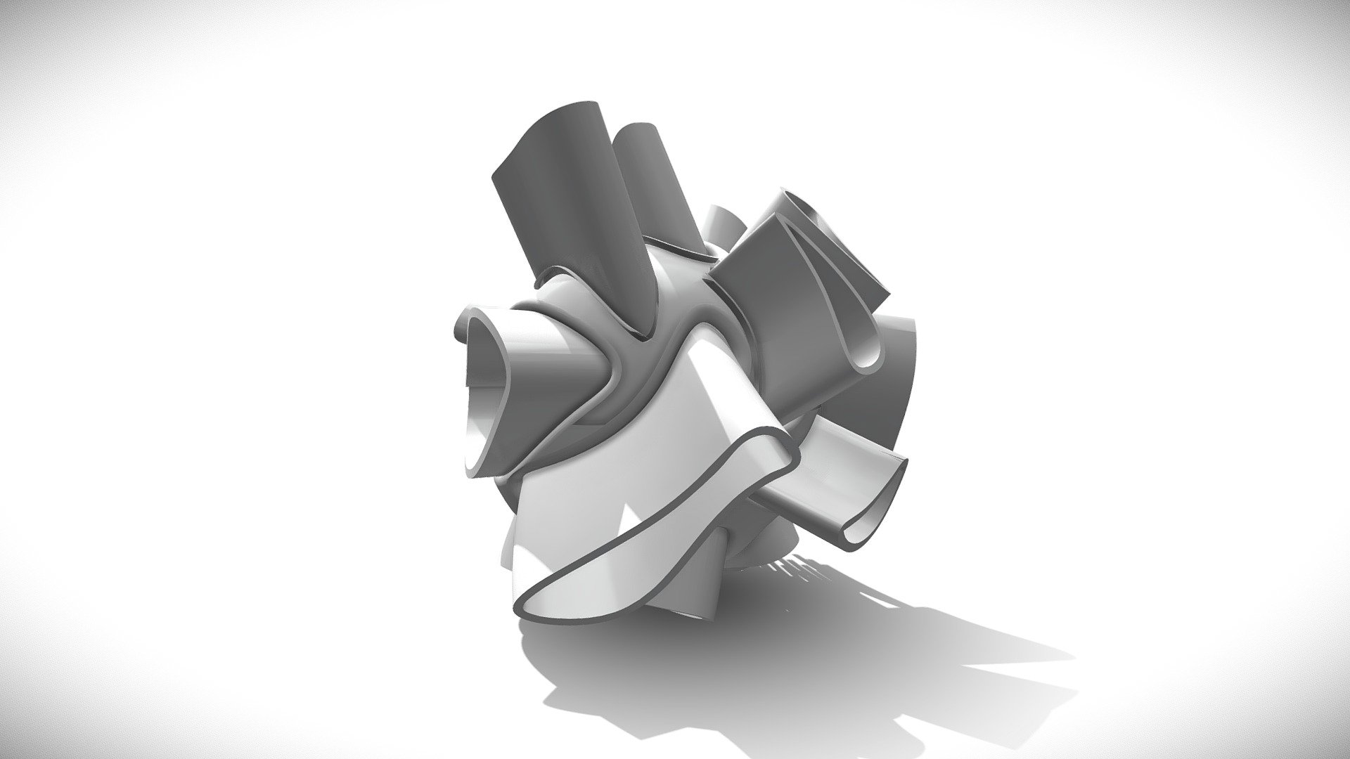 Shell With Support And Twist - 3D model by Igal Kaptsan (@eyyai5 ...