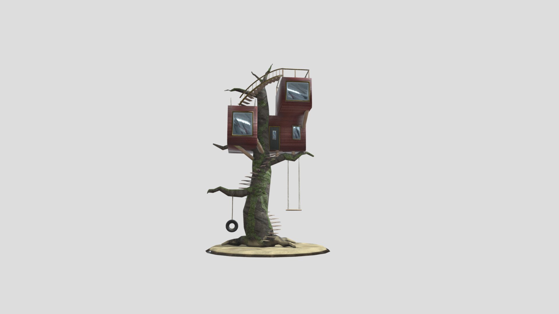 Treehouse - 3D model by Robert (@robertoprea) [33e3008] - Sketchfab