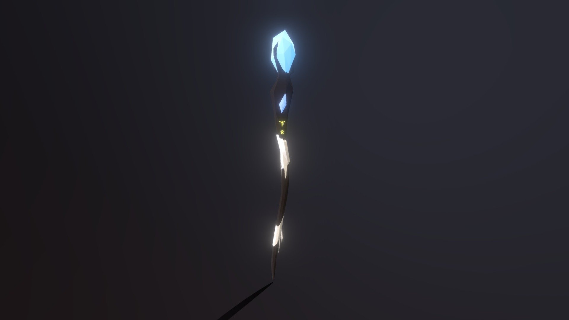 Runic Staff - Download Free 3D model by daniilgerasimovdesign [33e3ec7 ...