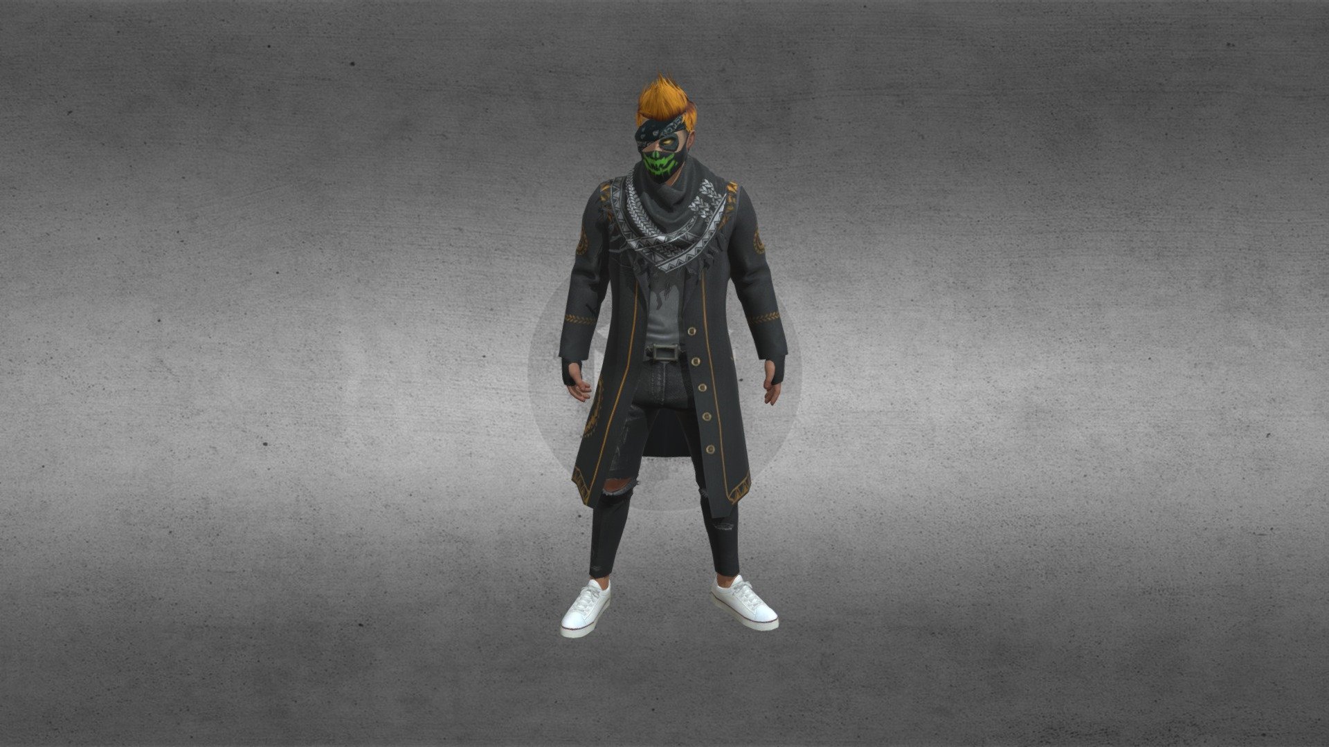 freefire best 3d model villan masked - Download Free 3D model by PACE ...