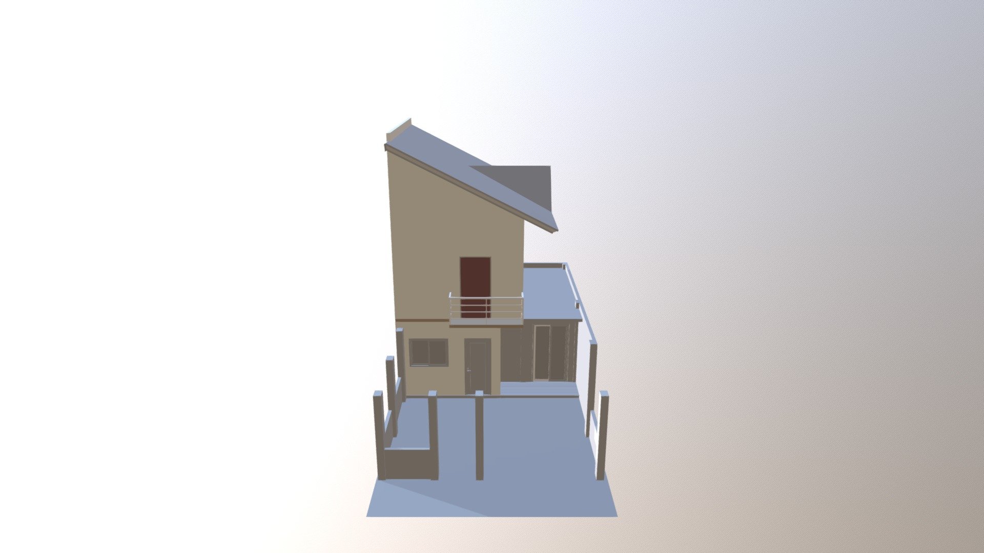 test House - 3D model by Dennis delos Santos (@sindsaint) [33e5d97 ...