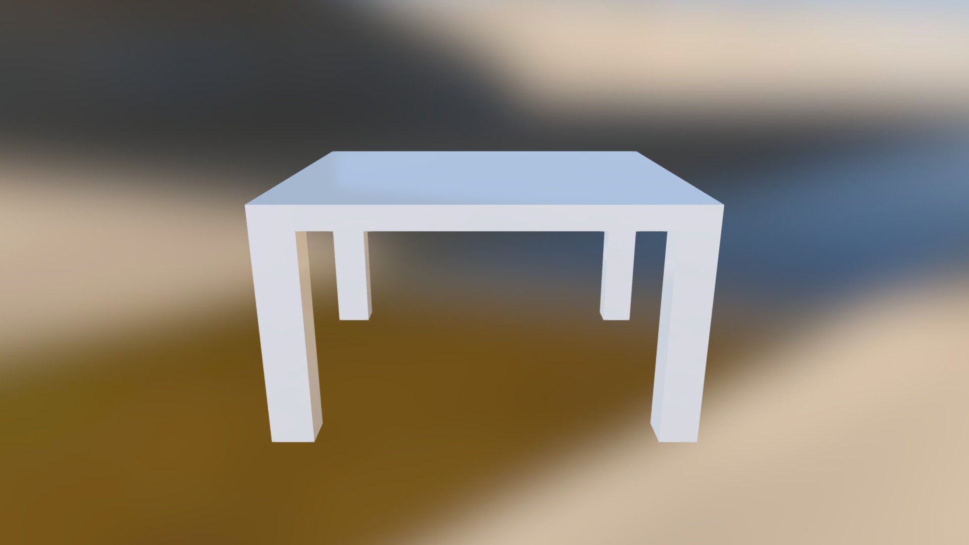 Simple Table - 3D model by Stellunia [33e6038] - Sketchfab