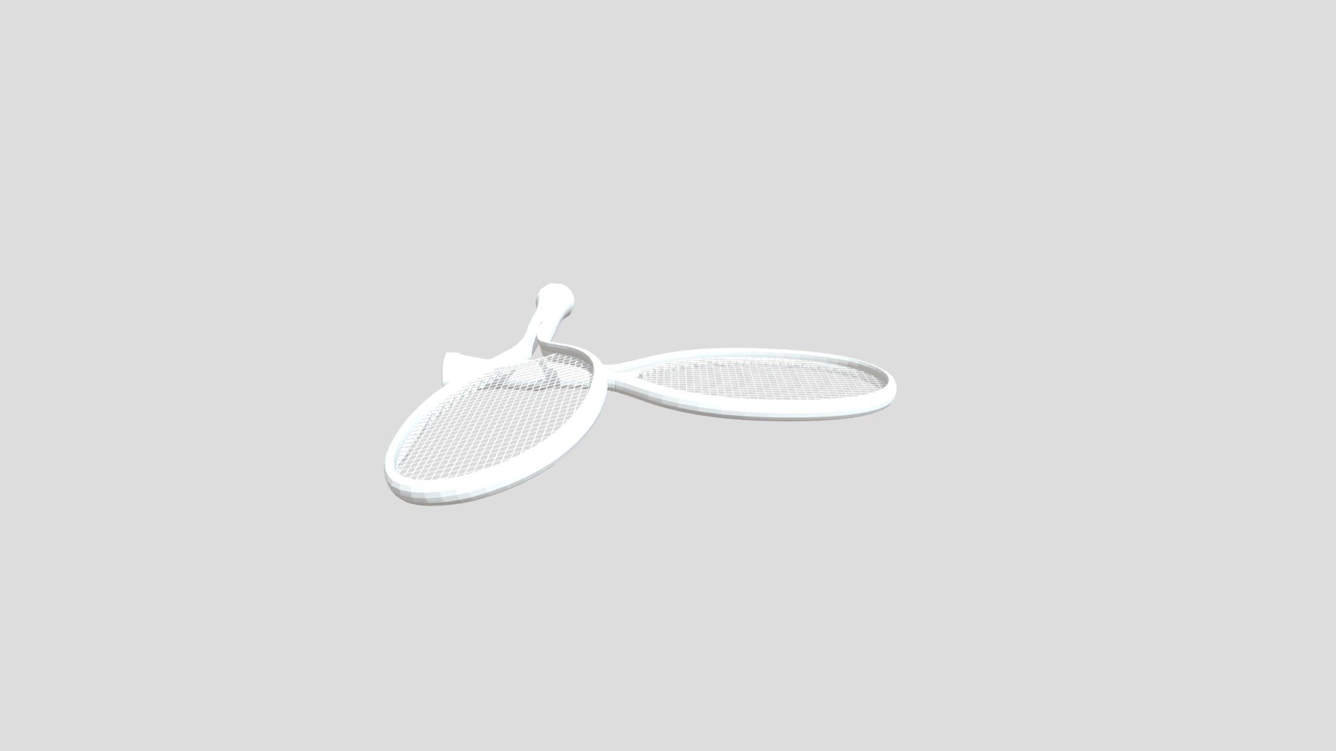 Tennis Racket - Download Free 3D model by priyanshu1143 [33e73a8 ...