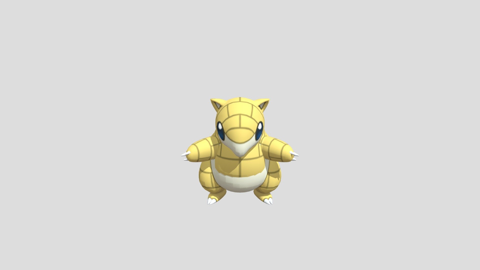 Sandshrew - Download Free 3D model by nguyenlouis32 [33e7712] - Sketchfab
