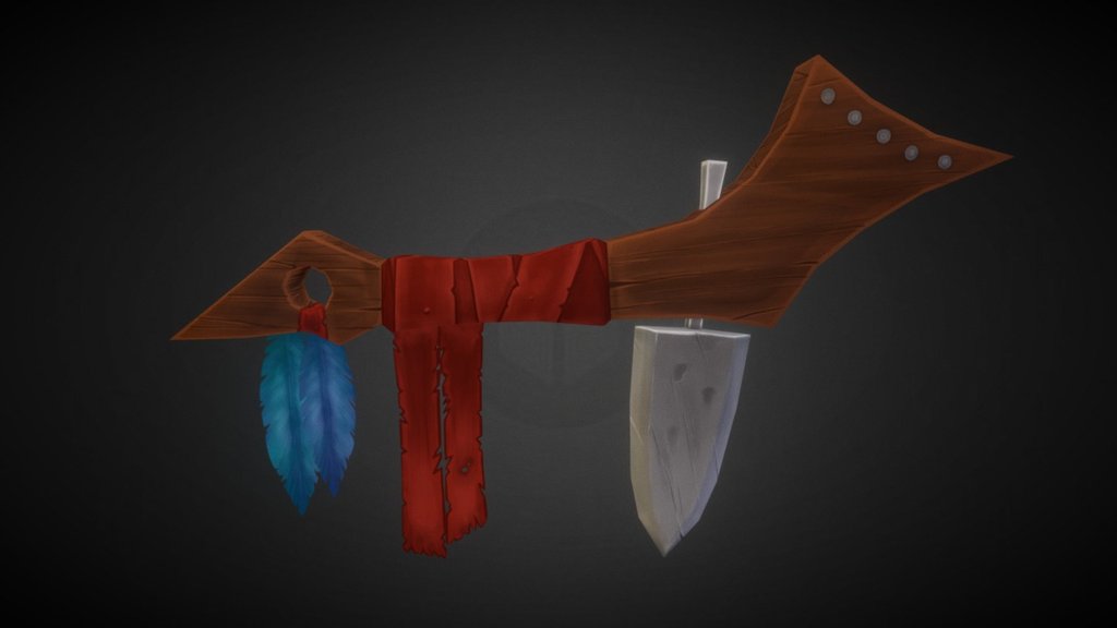 Gunstock club - 3D model by Aryksa [33e7f38] - Sketchfab
