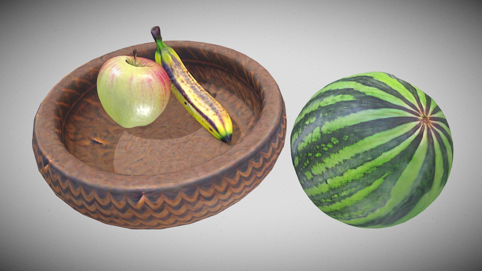 Fruit Essentials Optimized - Buy Royalty Free 3D model by xxsipro ...