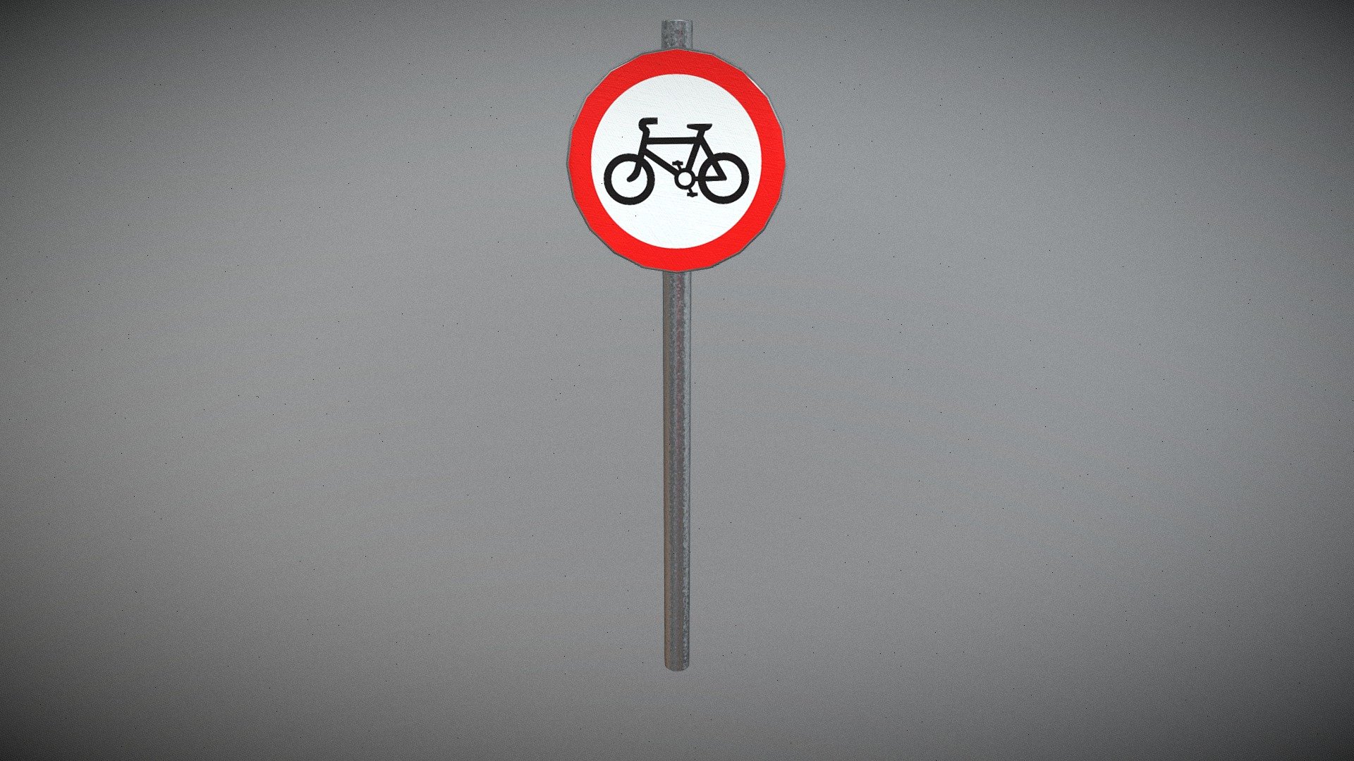 Bike forbidden traffic sign - Download Free 3D model by Dudzy [33ea4f4 ...